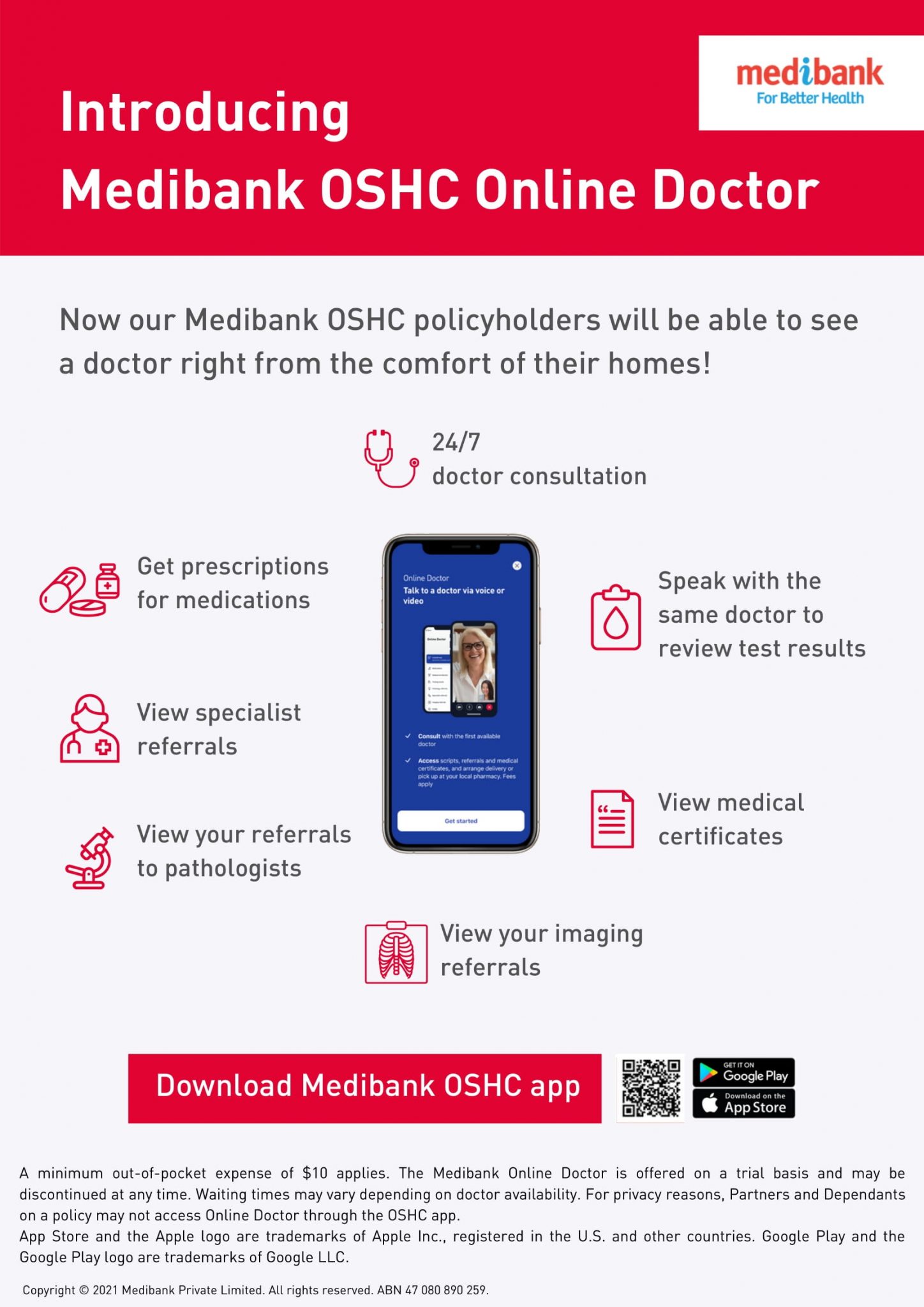 Introducing Medibank OSHC Online Doctor