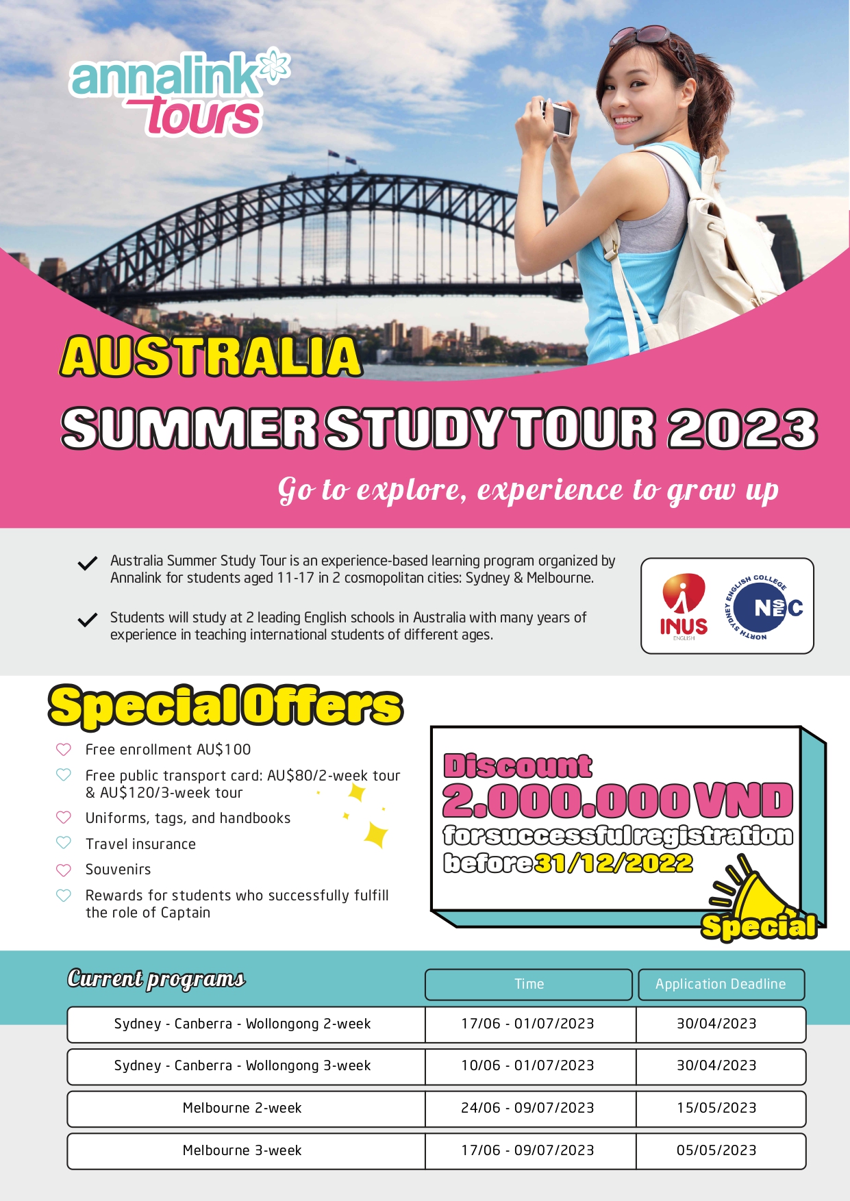 2023 Summer Study Tour in Australia
